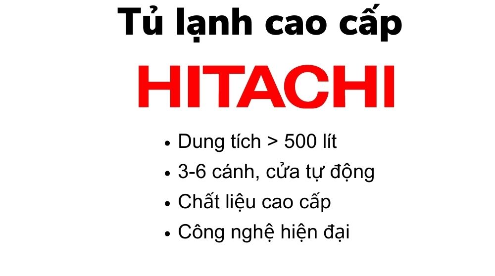 Tủ lạnh cao cấp Hitachi | mẫu mới nhất, tính năng hiện đại » Điện máy ...